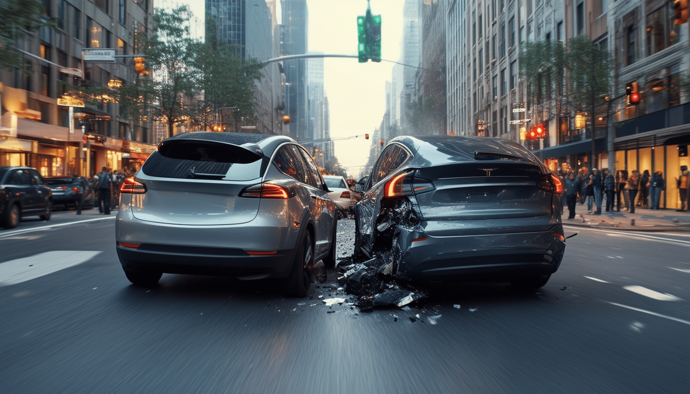 Collisions Arrières : Pourquoi les Voitures Électriques Sont Plus à Risque