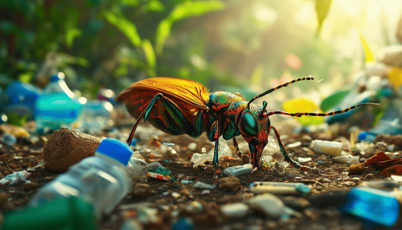 Un insecte du Kenya : le dévoreur de plastique qui pourrait sauver la ...