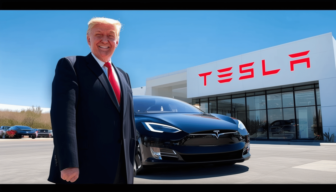 Trump remet le feu au soutien Tesla : un retour électrisant